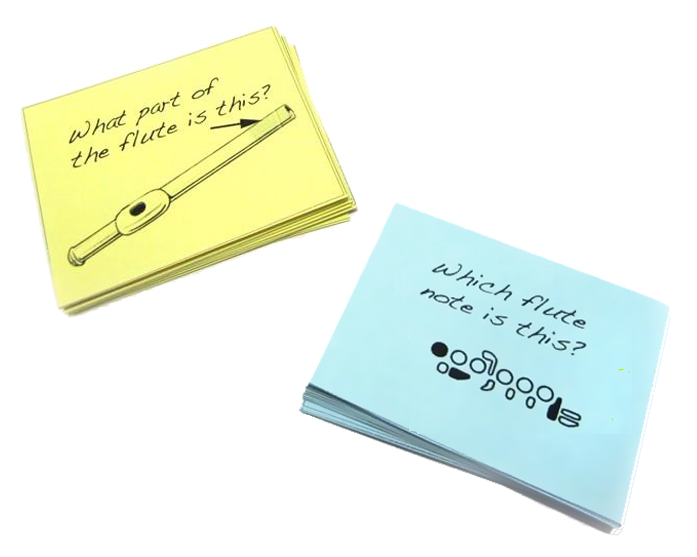 Flute Fingering and Parts Flashcards – Whirlwindpress
