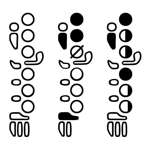 Flute Fingering Font – Whirlwindpress