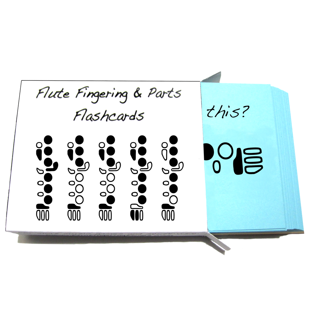Flute Fingering and Parts Flashcards – Whirlwindpress